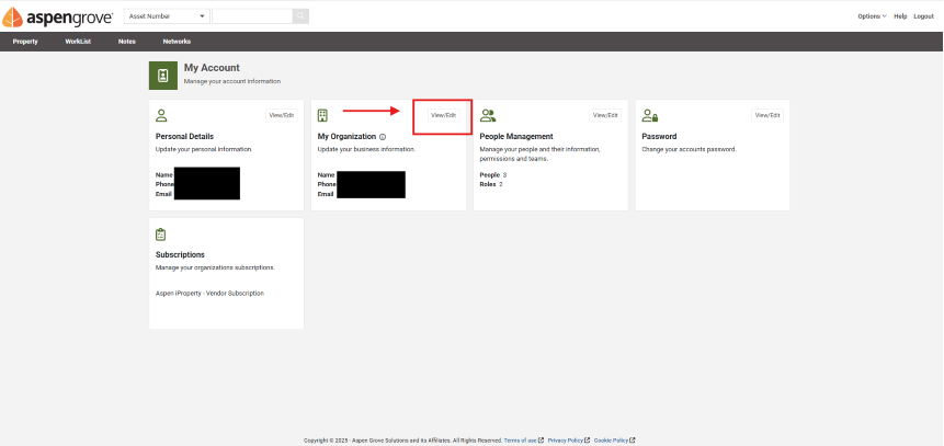 Aspen - Update Organization Details – Aspen iFamily Customer Care Center